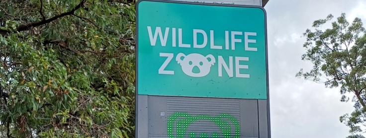A friendly reminder to be mindful of speed limits in our wildlife zones ...